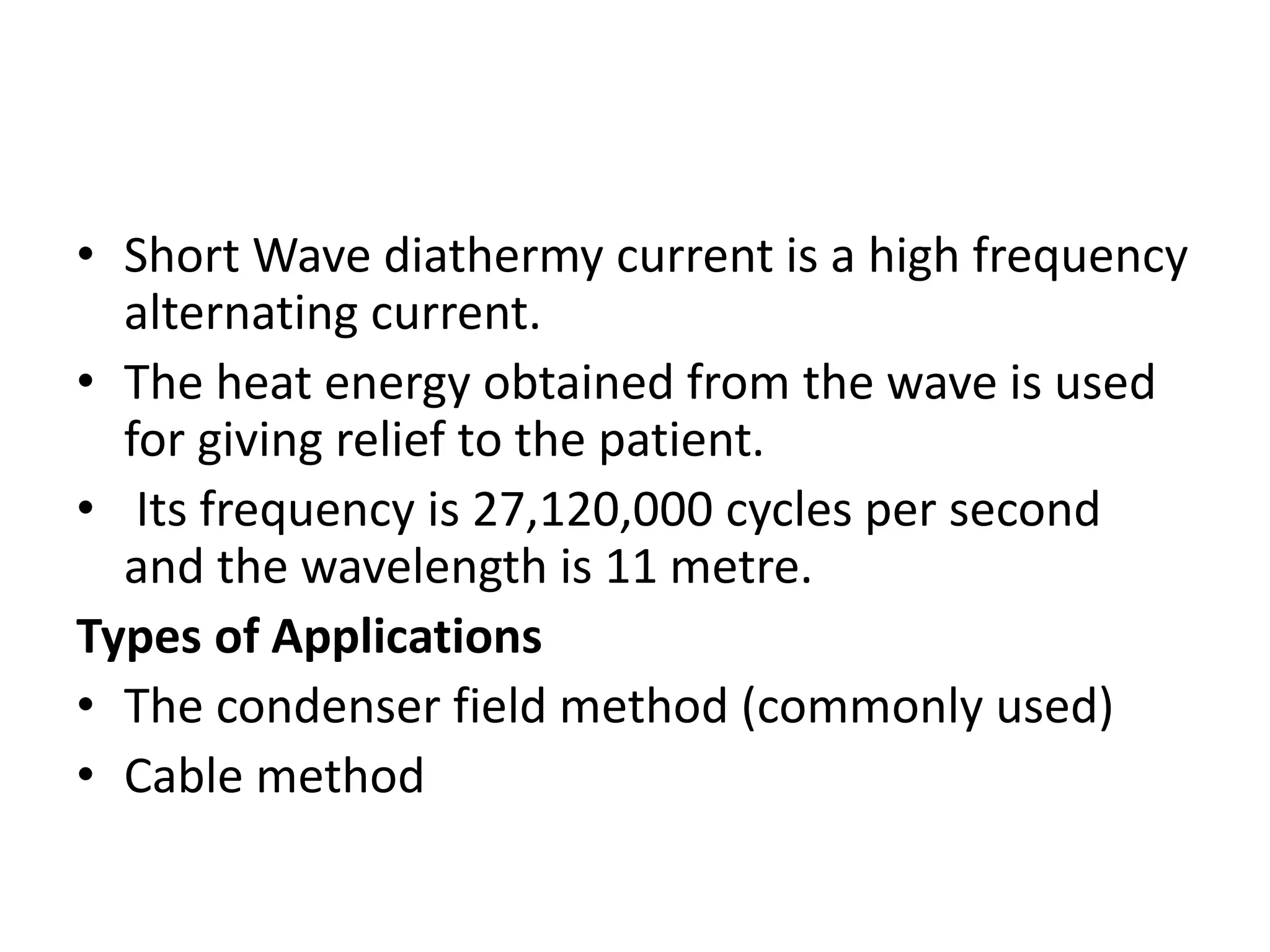Short wave diathermy by sunil | PPT