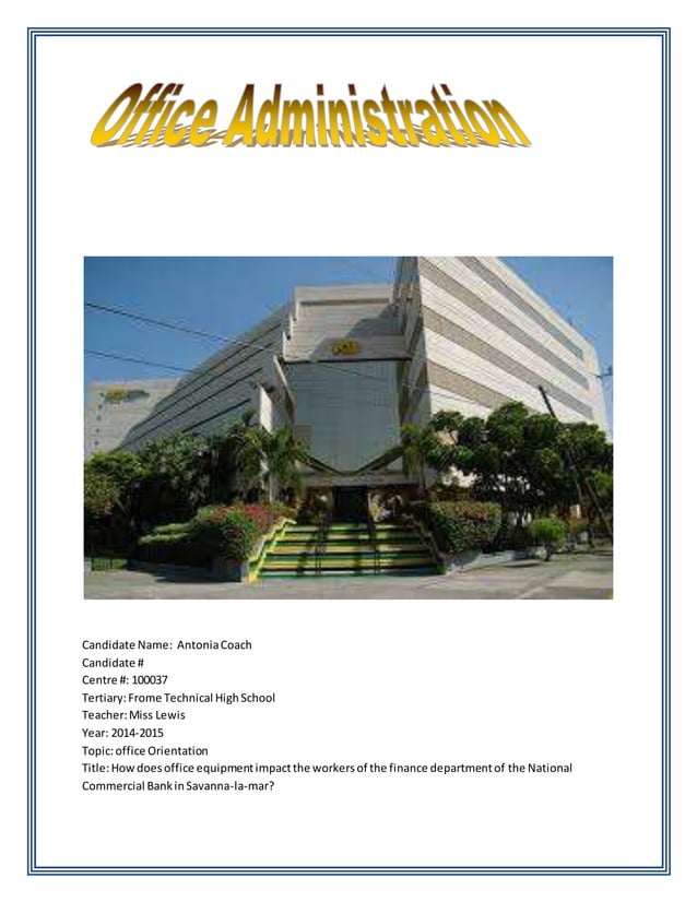 office administration sba | DOCX | Business Administration | Business