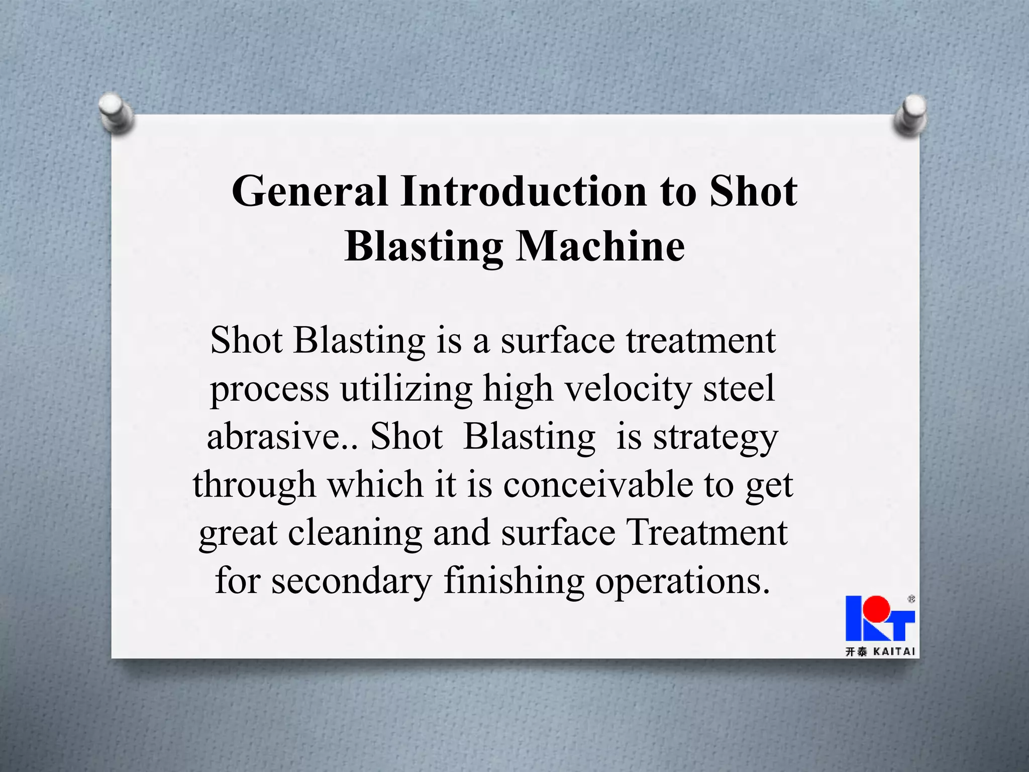 Introduction to Shot Blasting Machine, material used in Shot Blasting ...