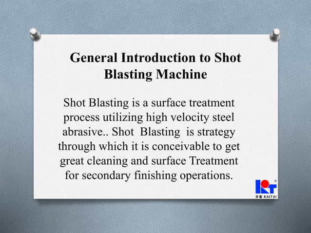 Introduction to Shot Blasting Machine, material used in Shot Blasting, and its working principle ...