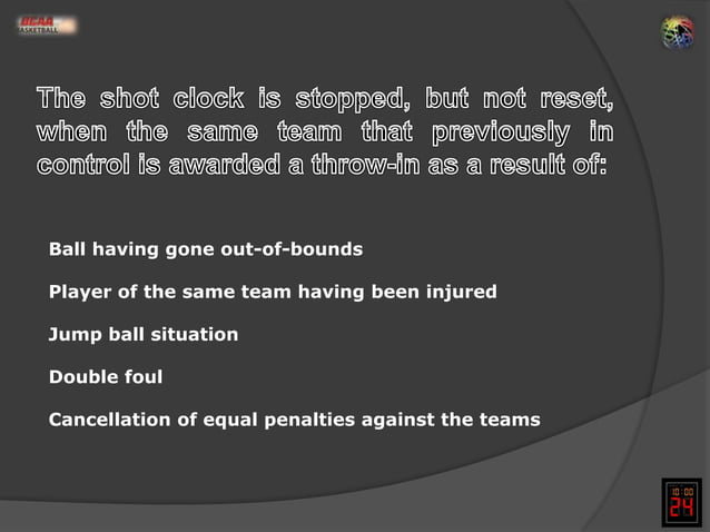 Instructions to Shot Clock Operators | PPT