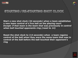 Instructions to Shot Clock Operators | PPT
