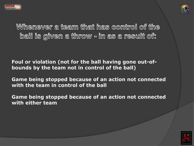 Instructions to Shot Clock Operators | PPT