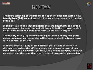 Instructions to Shot Clock Operators | PPT