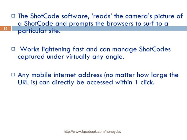 Shotcode | PPT | Web Development | Internet