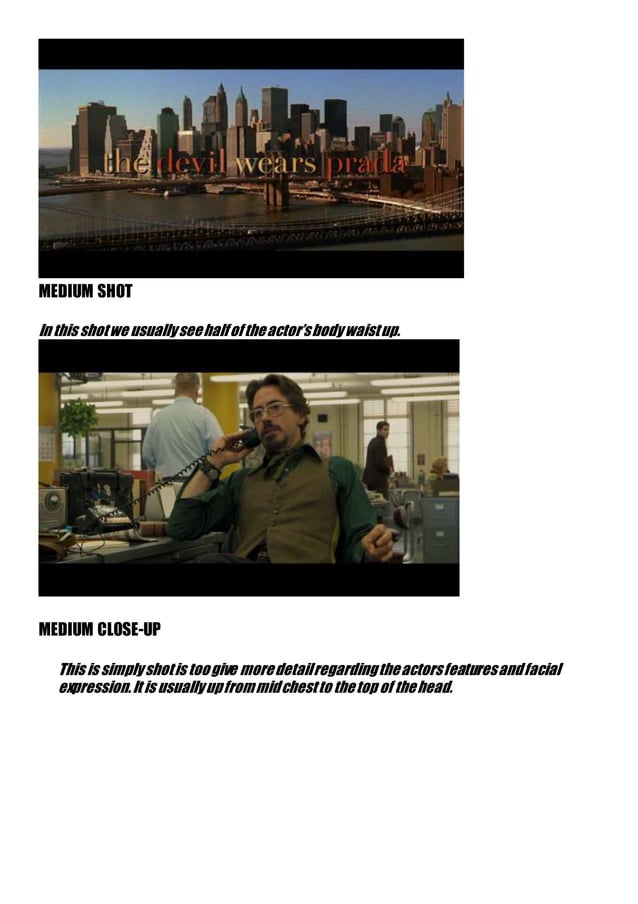 Shot composition activity | PDF