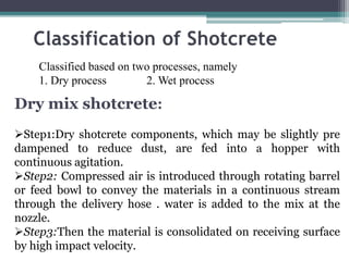 Shotcrete technology | PPTX