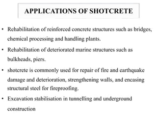 Shotcrete technology | PPTX