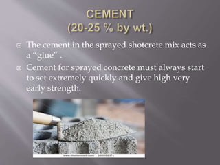 Shotcrete technology ppt. | PPTX