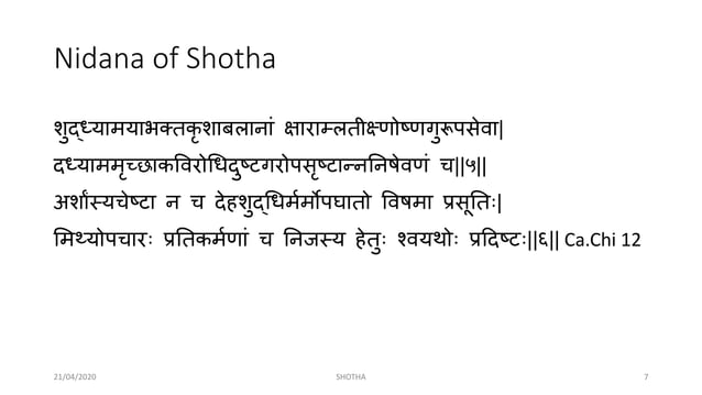 Shotha | PPTX | Medical Health