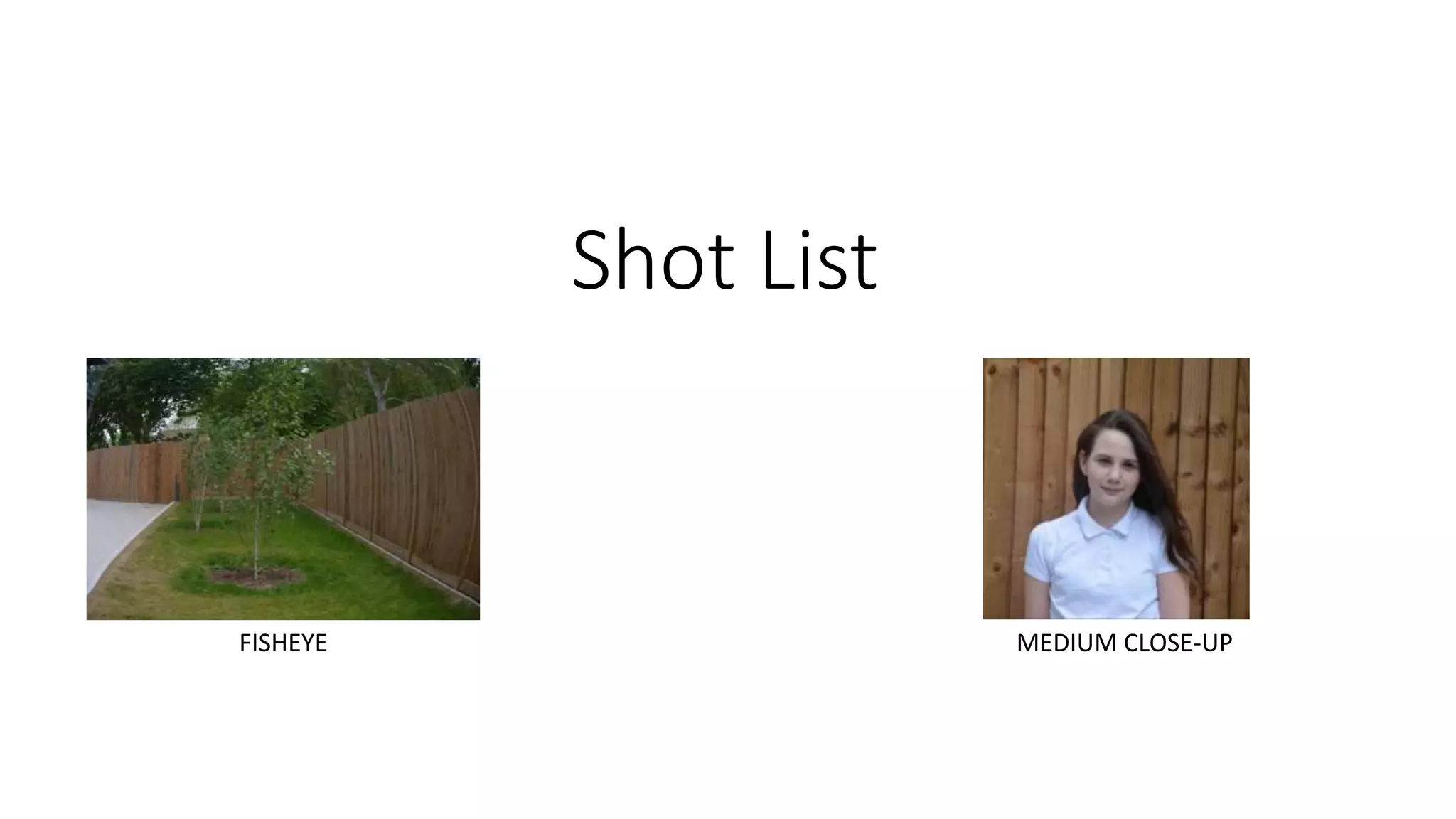 Shot list | PPT
