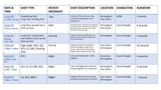 Shot list | PPT