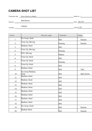 Shot List.doc