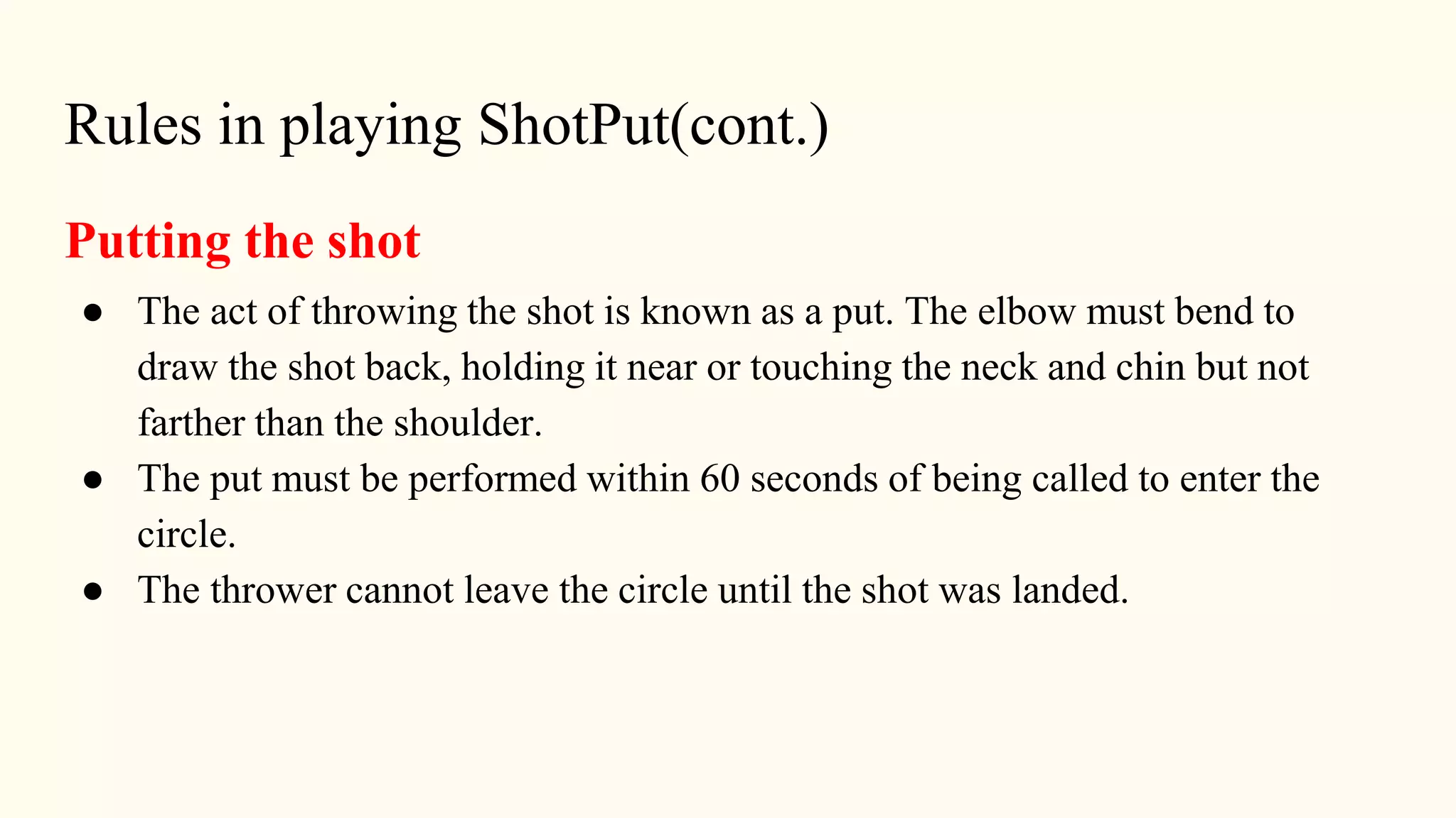 Shotput: Definition and Playing Area.pptx