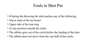 shotput new.pptx. Styles of Shot Put Measurement of Shot Put ...