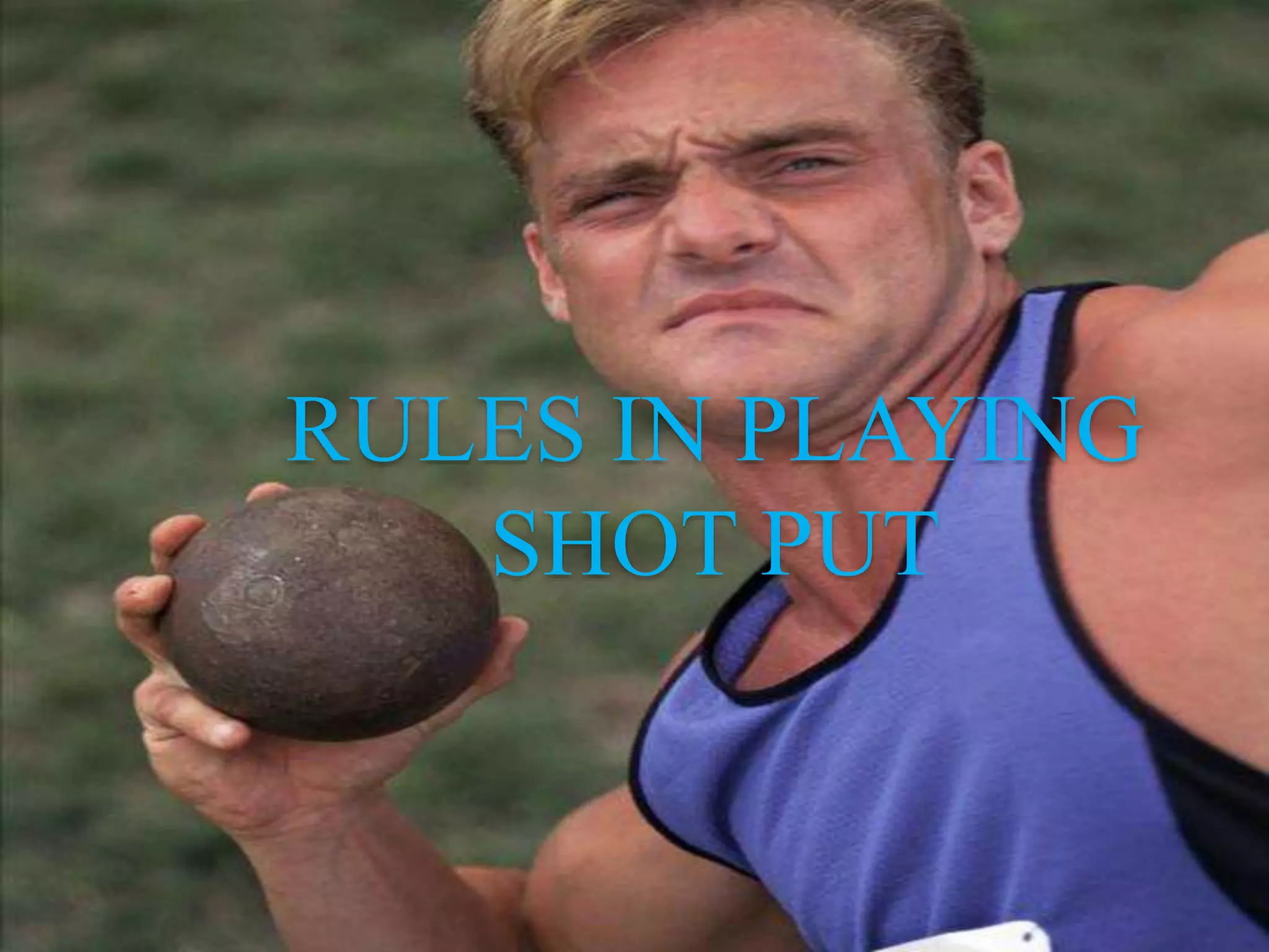 Shot put | PPTX