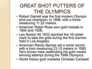 Shot put | PPTX