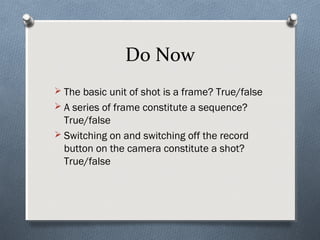 Classification of Shots | PPT