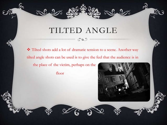 Shots and angles in horror films | PPTX | Video Production | Content ...