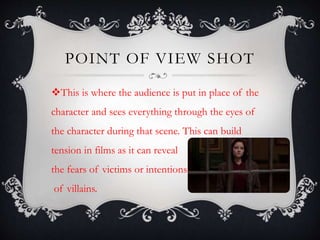 Shots and angles in horror films | PPTX