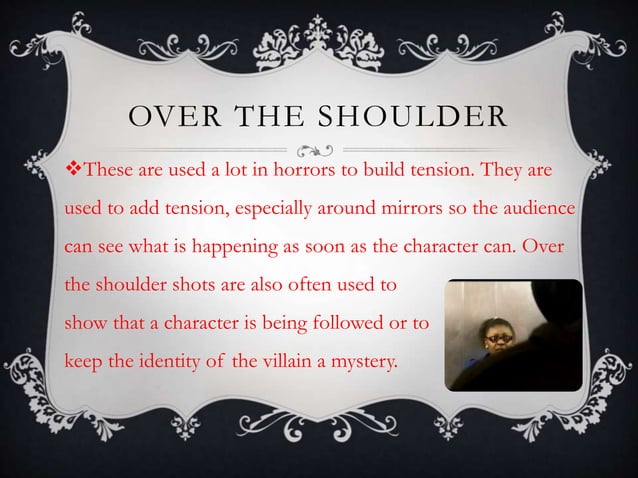 Shots and angles in horror films | PPTX | Video Production | Content ...