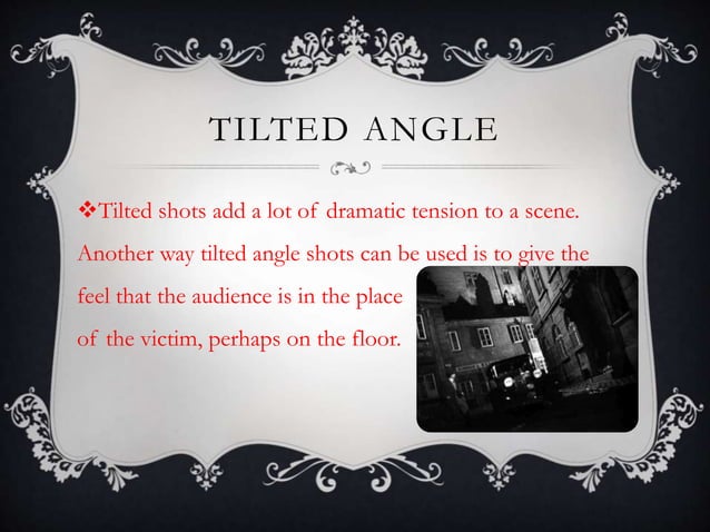 Shots and angles in horror films | PPTX | Video Production | Content ...