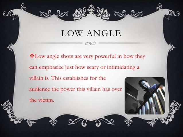 Shots and angles in horror films | PPTX | Video Production | Content ...