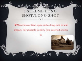 Shots and angles in horror films | PPTX