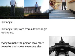 Shots description | PPTX | Cameras and Camcorders | Consumer Electronics