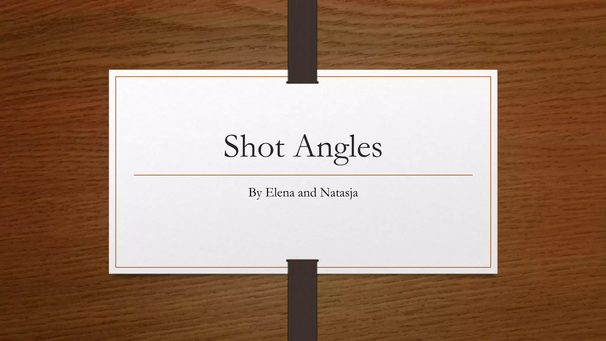 Shot sizes | PPT