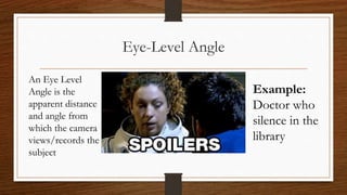 Shot sizes | PPTX | Photography | Arts and Crafts