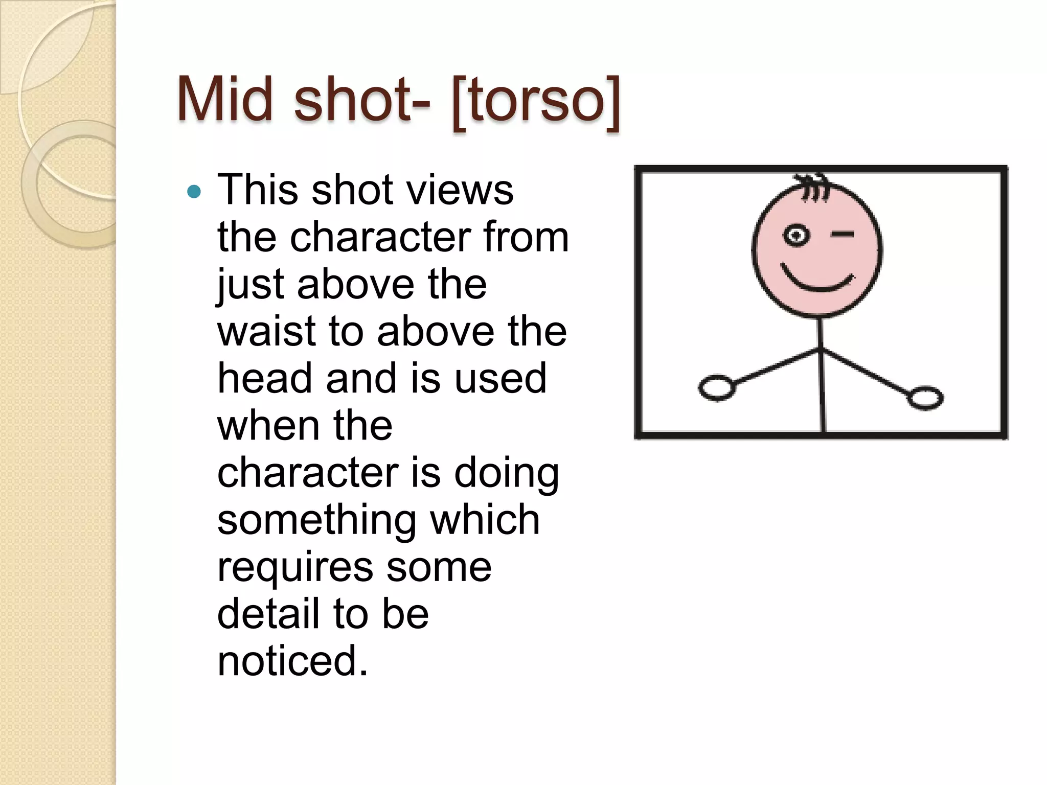 Shot types | PPTX | Photography | Arts and Crafts