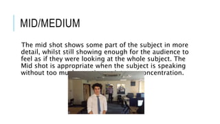 Shot types used in media | PPT