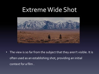 Shot Types Film AS | PPTX | Video Production | Content Production