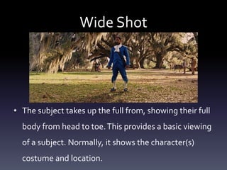 Shot Types Film AS | PPTX | Video Production | Content Production