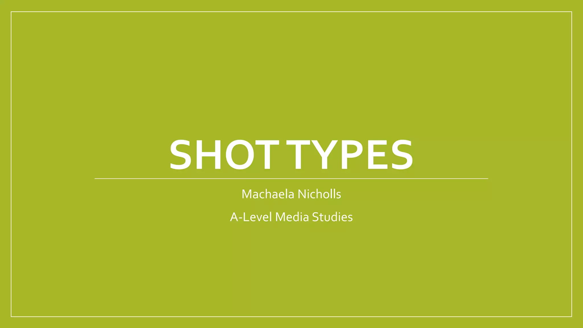 Shot types | PPT