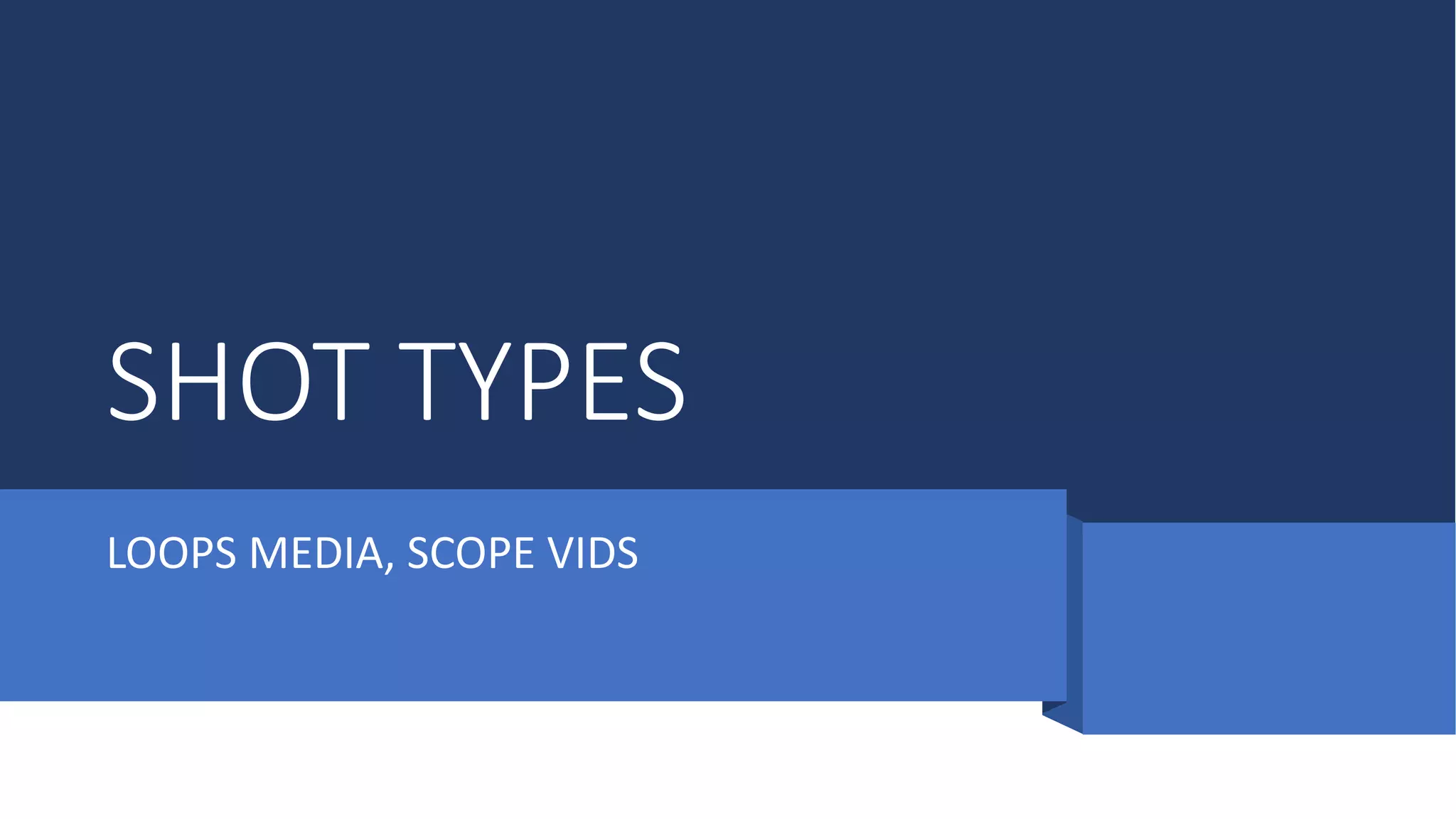 Shot types | PPT | Free Download