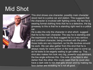 Shot types and analysis A-Level Media | PPTX