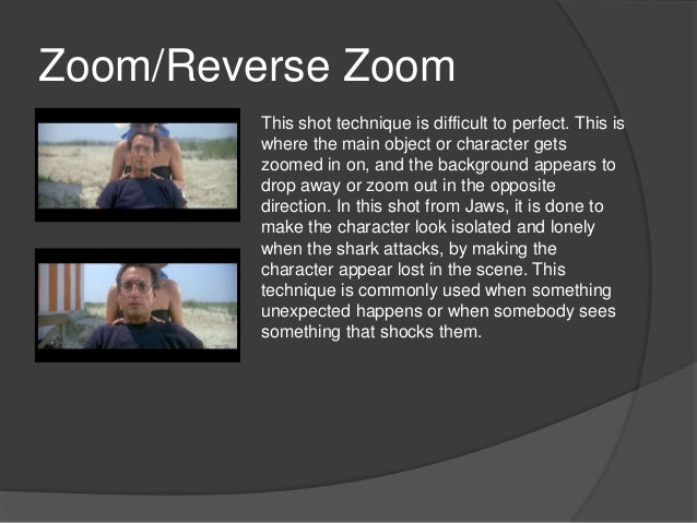 Shot types and analysis A-Level Media