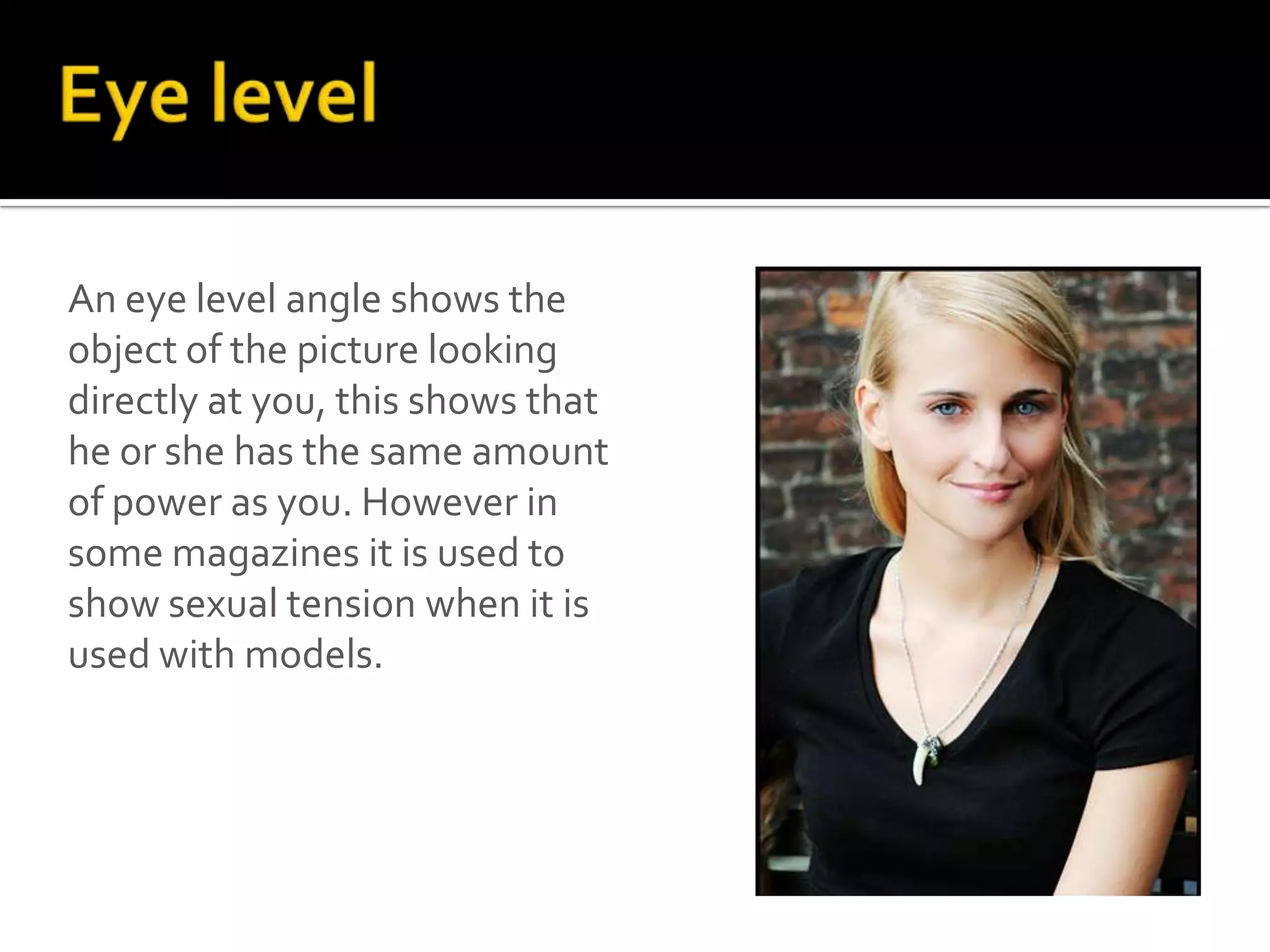 Identifying Camera Angles & Shots | PPTX