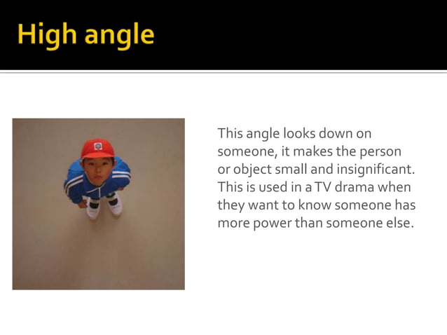 Identifying Camera Angles & Shots | PPTX
