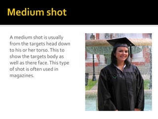 Identifying Camera Angles & Shots | PPTX