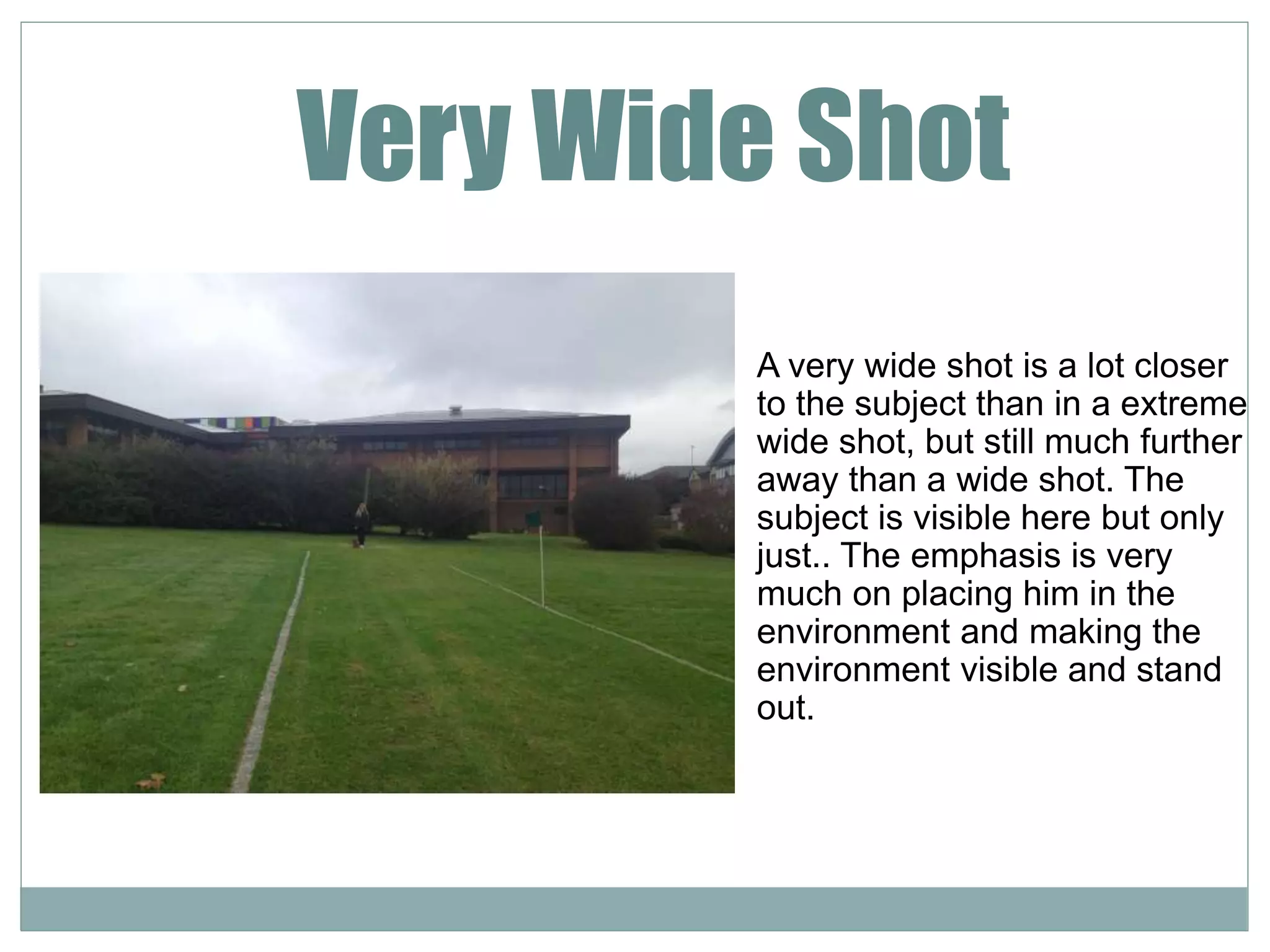 Shot types and codes and conventions of interviews | PPTX