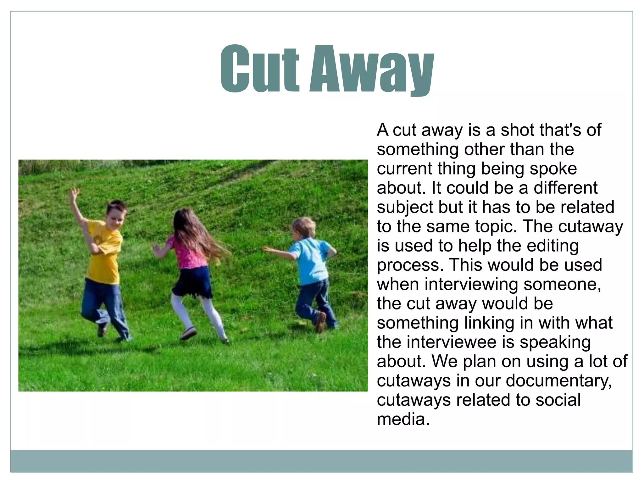 Shot types and Codes and Conventions of Interviews | PPT