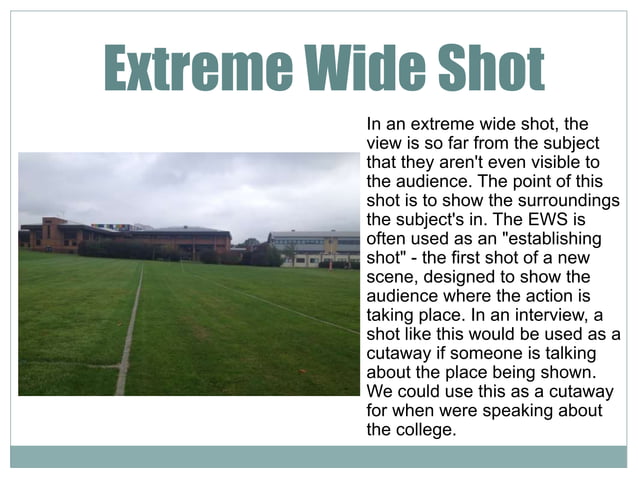 Shot types and Codes and Conventions of Interviews | PPT