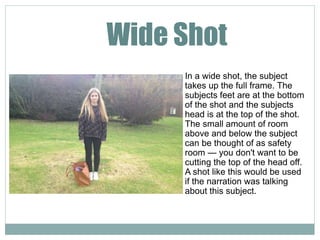 Shot types and Codes and Conventions of Interviews | PPT