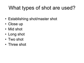 Shot types and meaning | PPT