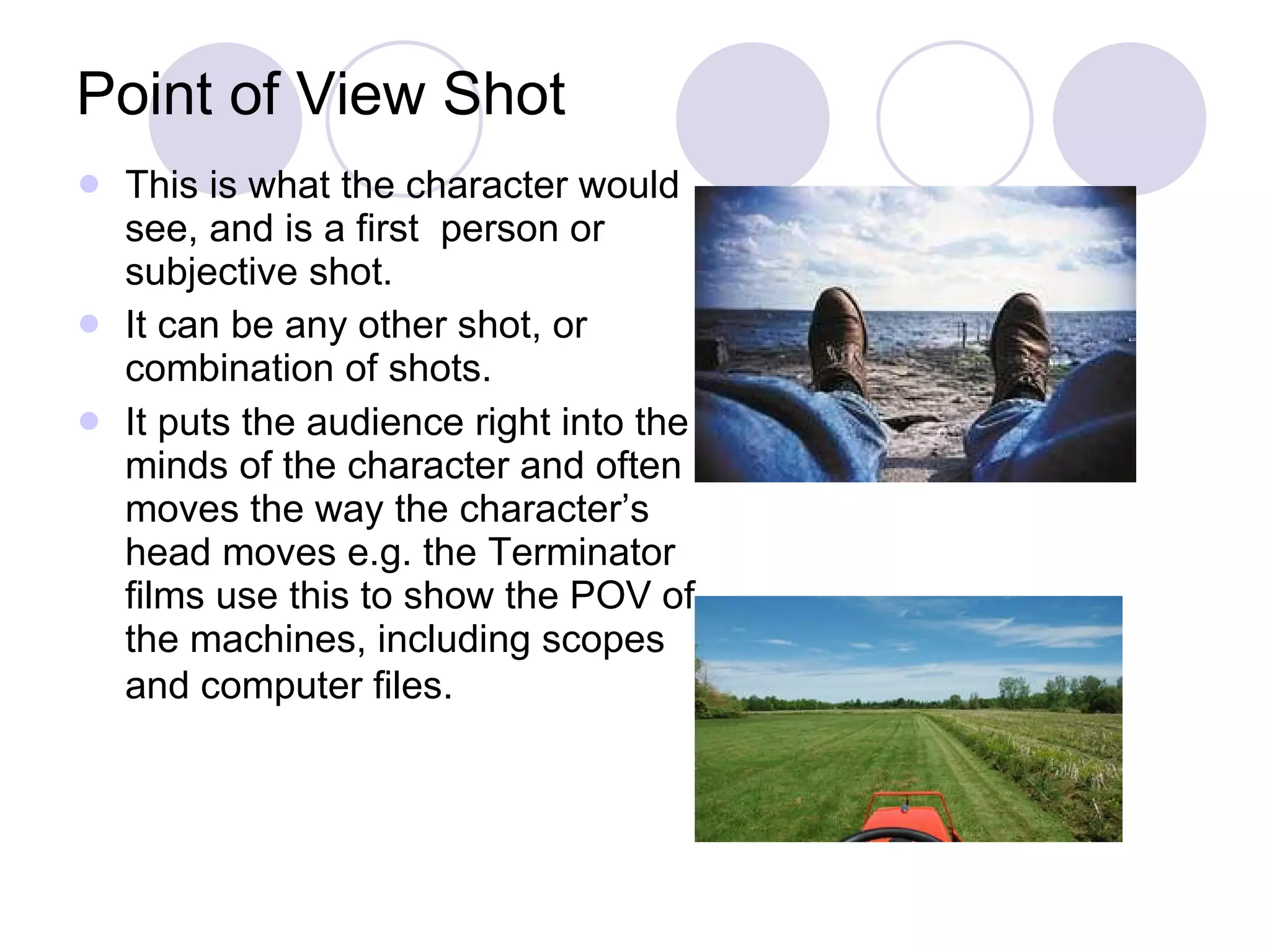Shot types and positions | PPT