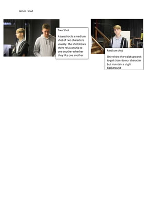 Shot types camera shots | DOCX