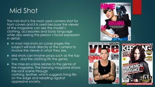 Music Magazine Shot Types | PPT